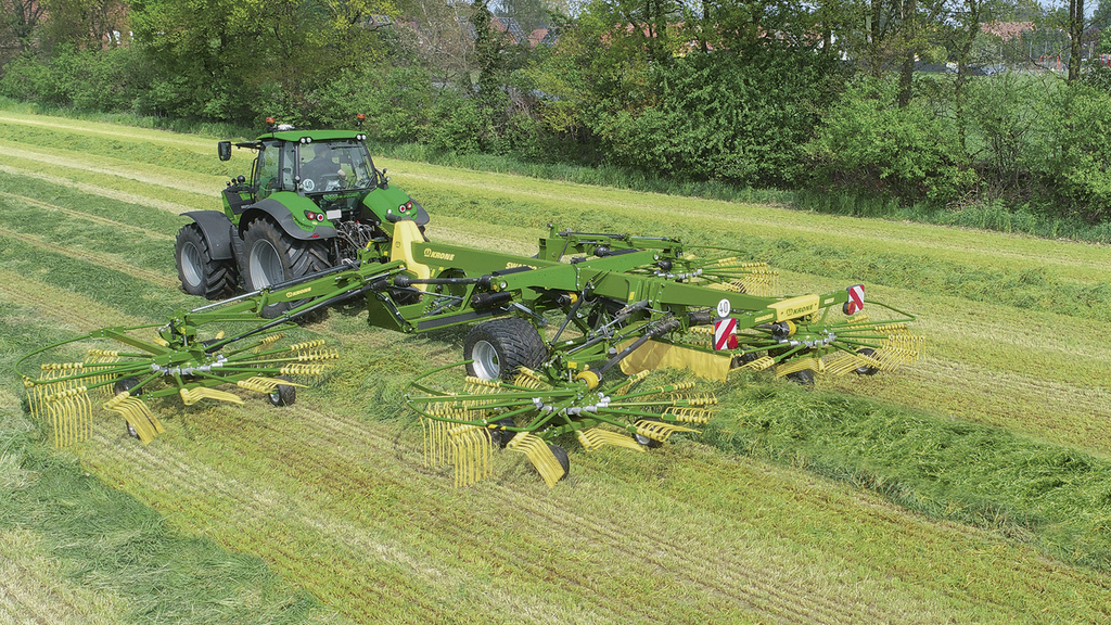 Mit und ohne Isobus: Neue PreSelect-Bedienkonzepte für Krones Schwader ...