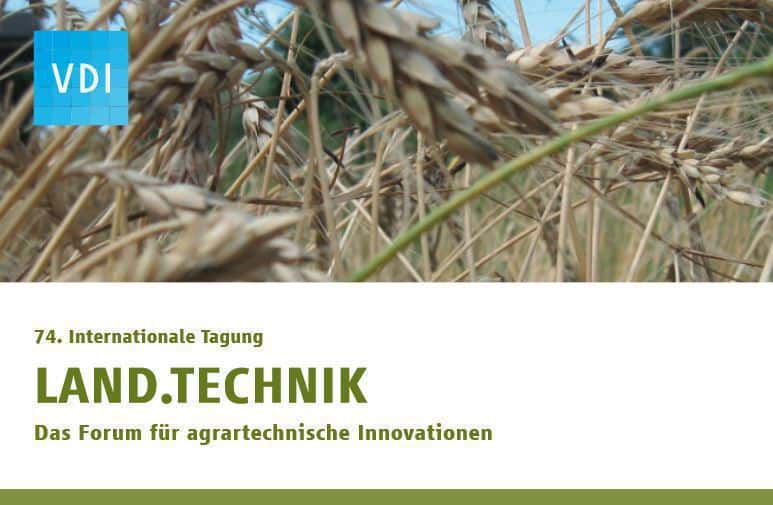 Internationale Tagung „LAND.TECHNIK 2016“ in Köln