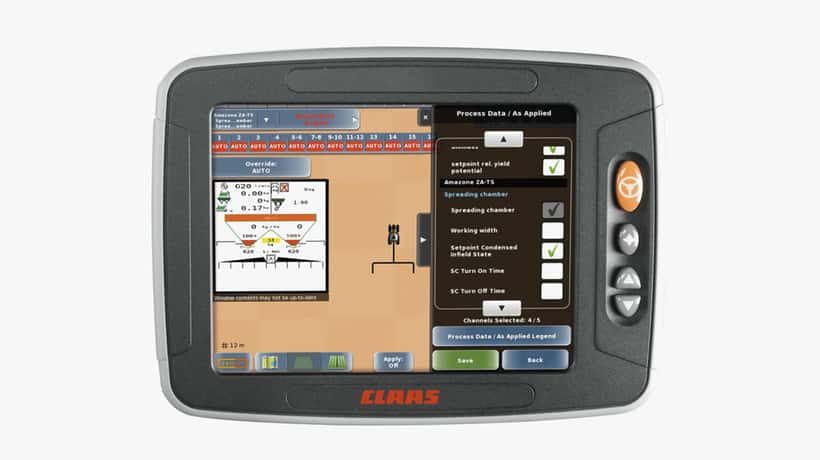 Claas S10 Terminal steuert jetzt alle ISOBUS Funktionen