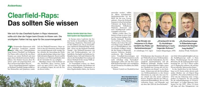 Clearfield-Raps: Das sollten Sie wissen