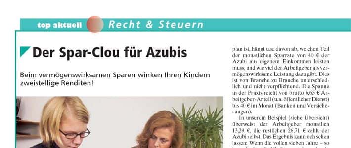 Der Spar-Clou für Azubis