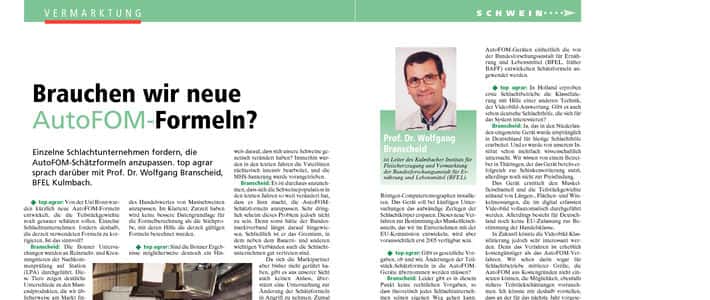 Brauchen wir neue AutoFOM-Formeln?