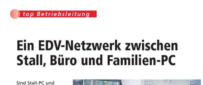 Vom Kuhstall direkt in die HIT-Datenbank