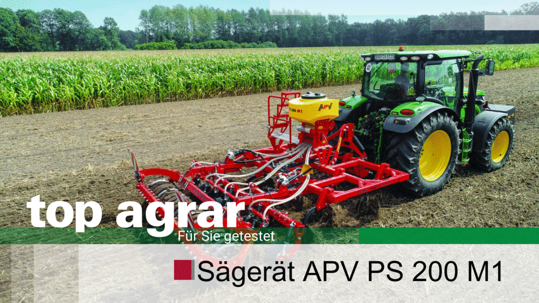 APV PS 200 M1 Zwischenfruchtstreuer im Praxistest | top agrar online
