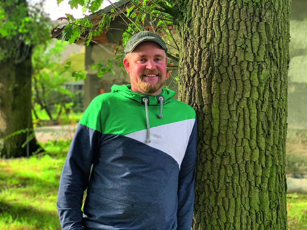 Landwirt und Comic-Künstler: Martin Grube hält Eindrücke auf dem ...