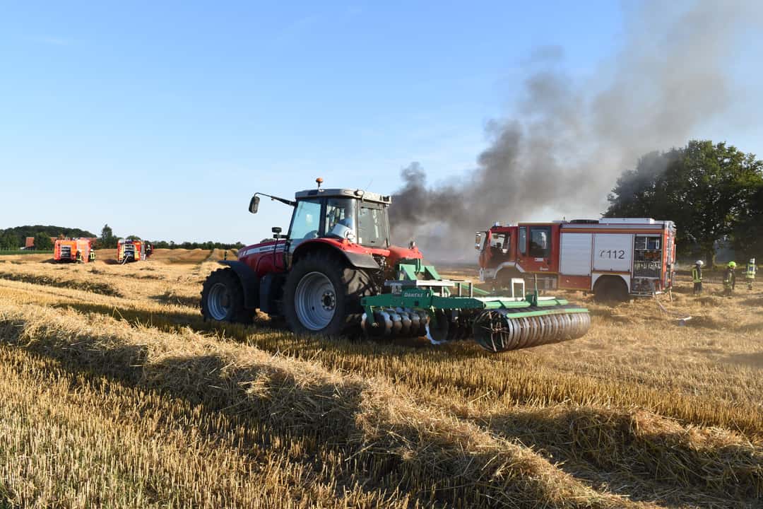 Landwirte helfen Feuerwehr bei Feld- und Waldbränden: Plattform „Red ...