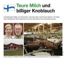 Finnland: Teure Milch und billiger Knoblauch