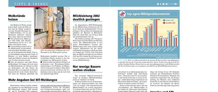 Mehr Angaben bei HIT-Meldungen | top agrar