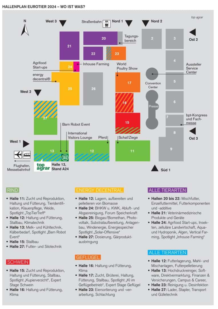EuroTier 2024: Alle Infos zu Programm, Ticketpreisen und Öffnungszeiten