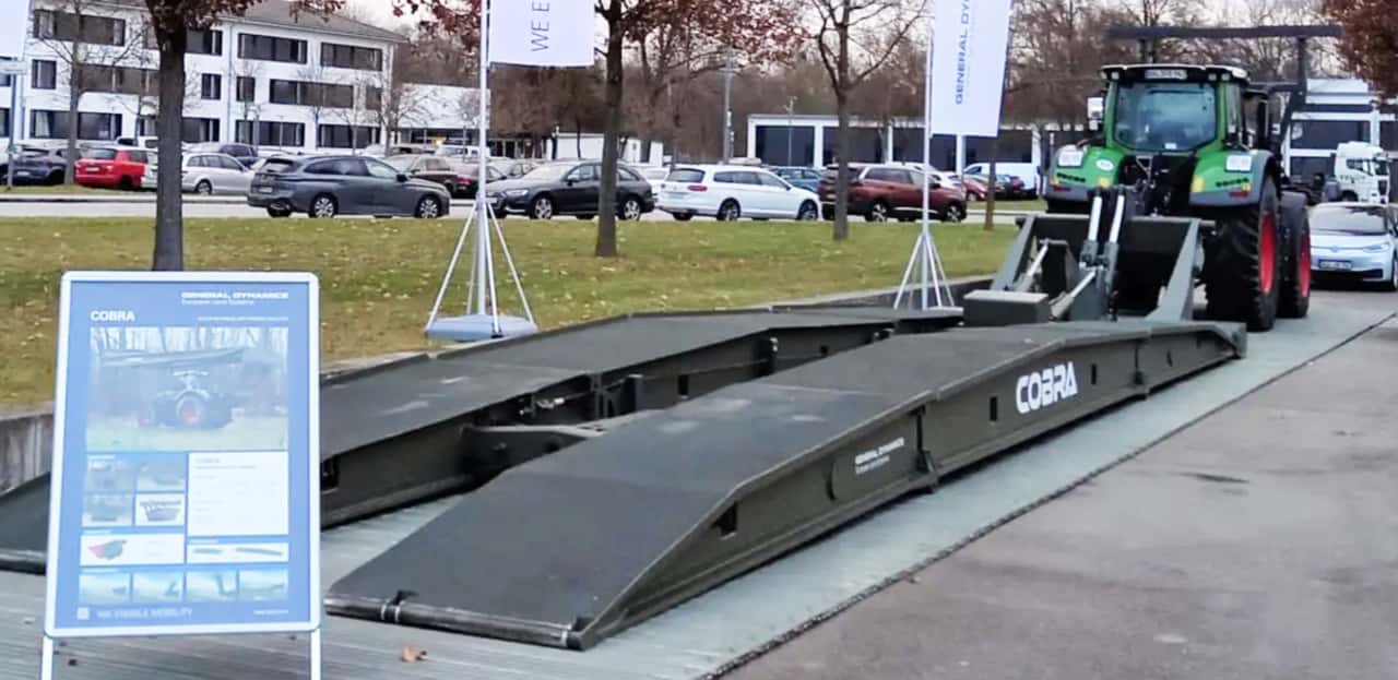 Fendt und Militärausrüster GDELS entwickeln mobiles Brückenlegesystem Cobra
