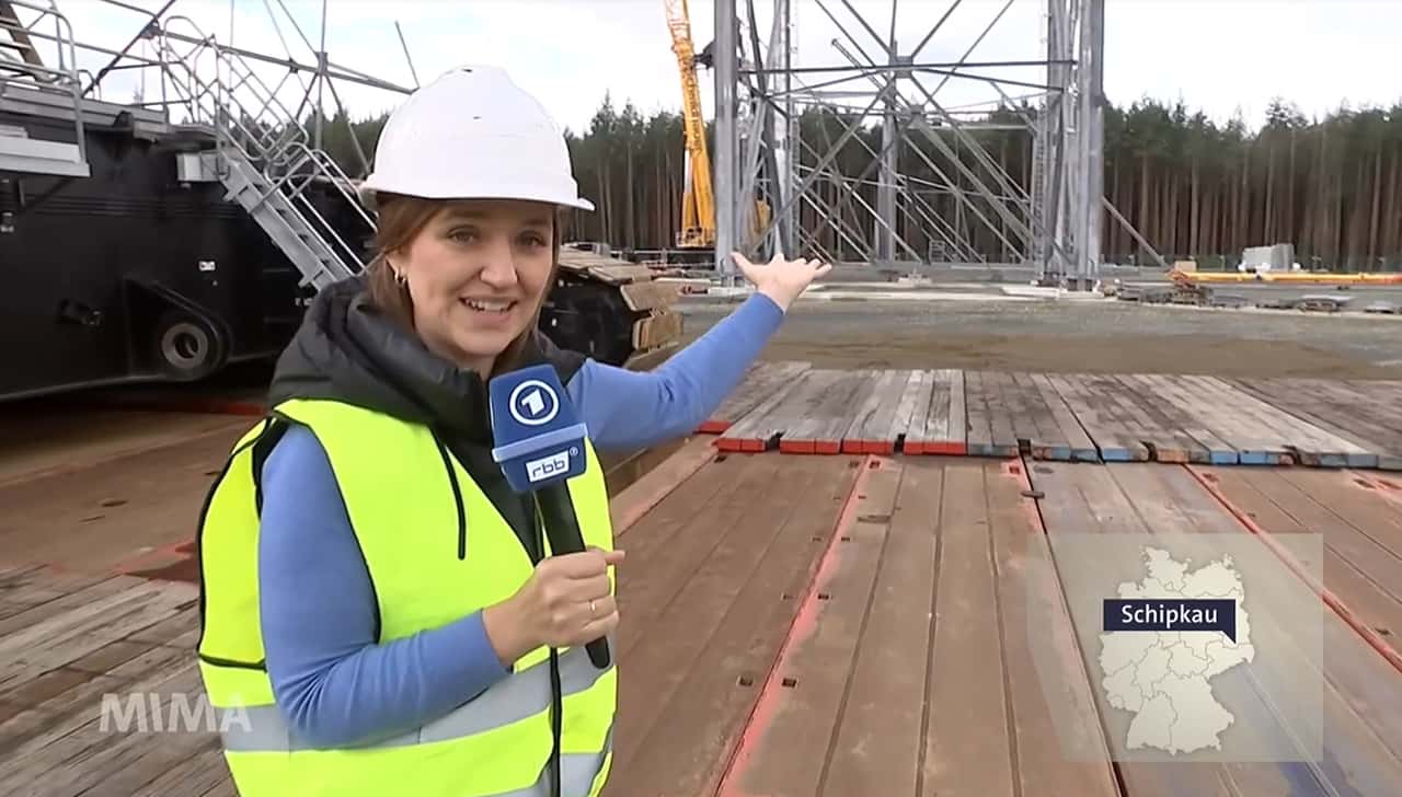 Höhenwindturm in Schipkau wächst in den Himmel | top agrar