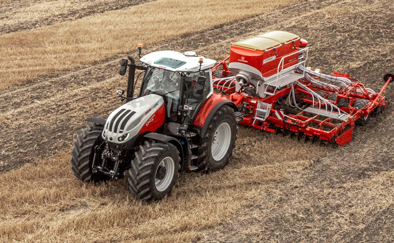 Der 6340 Terrus CVT ist der stärkste in St. Valentin gebaute Steyr ...