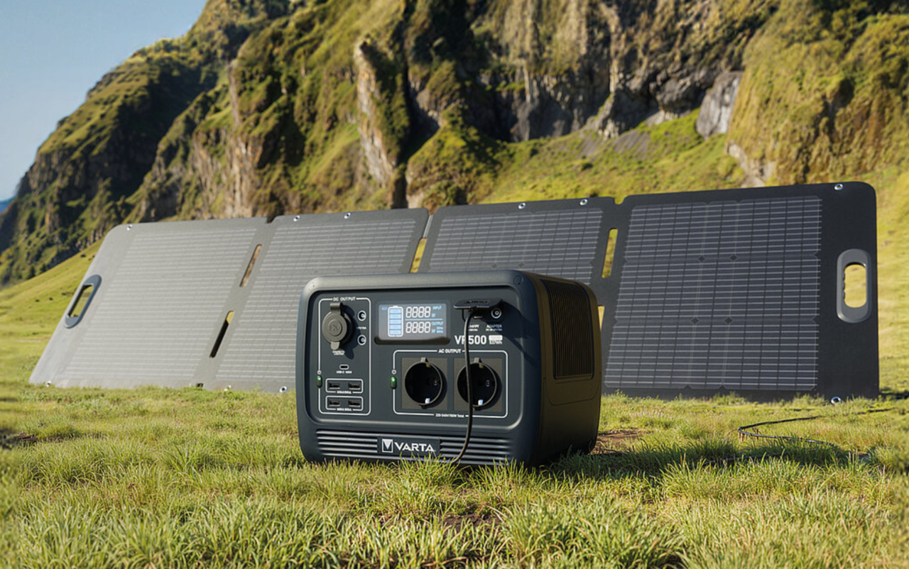 Varta Mobile Power Station samt Solar Panel für unabhängige ...