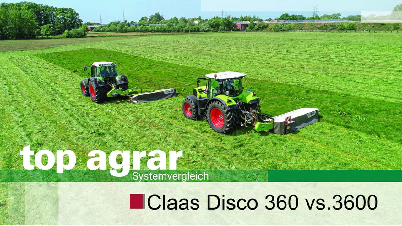 Systemvergleich Claas Disco 360 und Disco 3600 Contour | top agrar