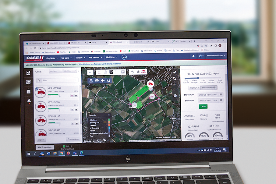Case IH Optum CVXDrive: Modernes Bedienkonzept mit interessanten Details